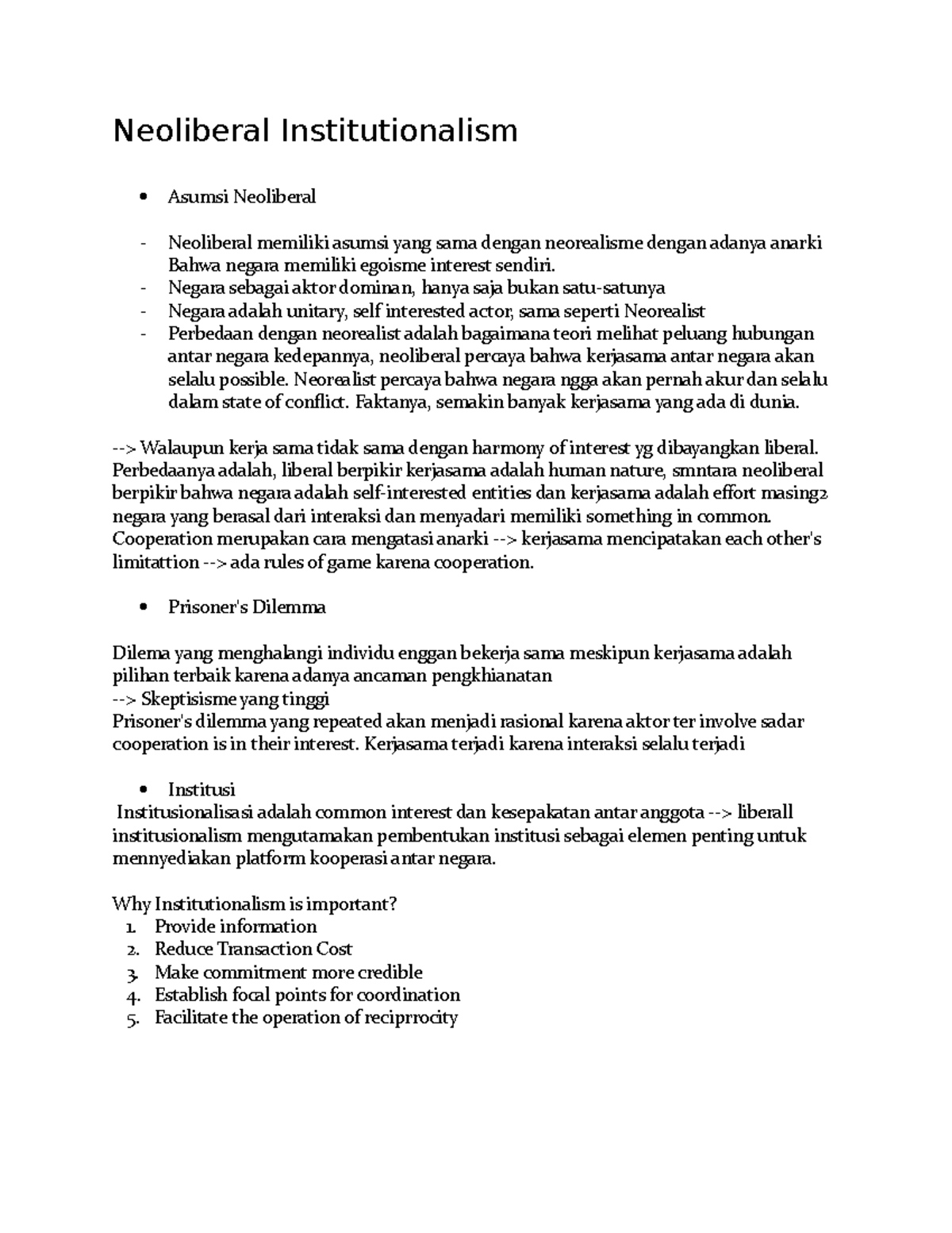 Neoliberal Institutionalism: Analyzing State Cooperation and Dilemmas ...