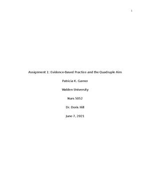 [Solved] EvidenceBased Project Part 3A Critical Appraisal of Research ...