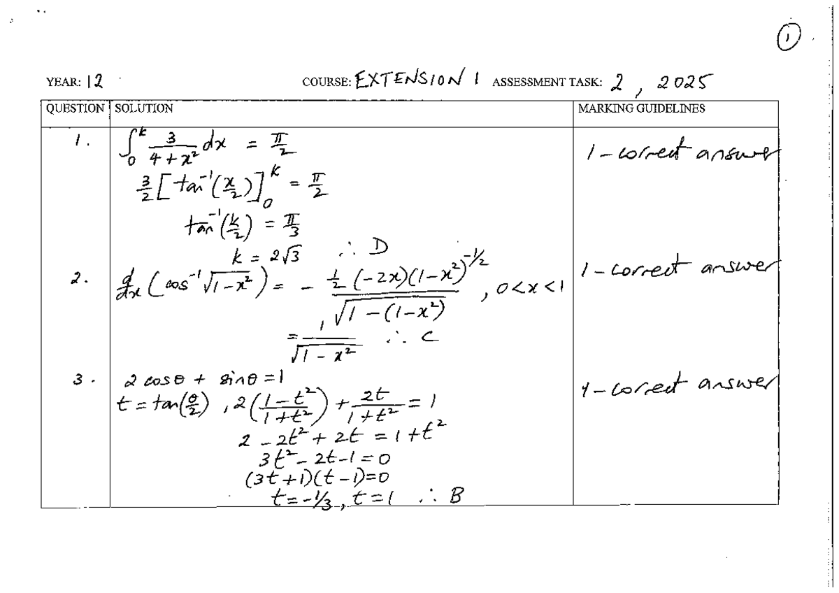 Math Report and Assessment Task Guidelines (Course Code: 22056) - Studocu
