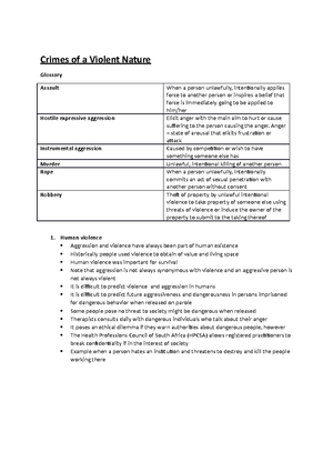 General elements of an offence - GENERAL ELEMENTS OF AN OFFENCE CHAPTER ...