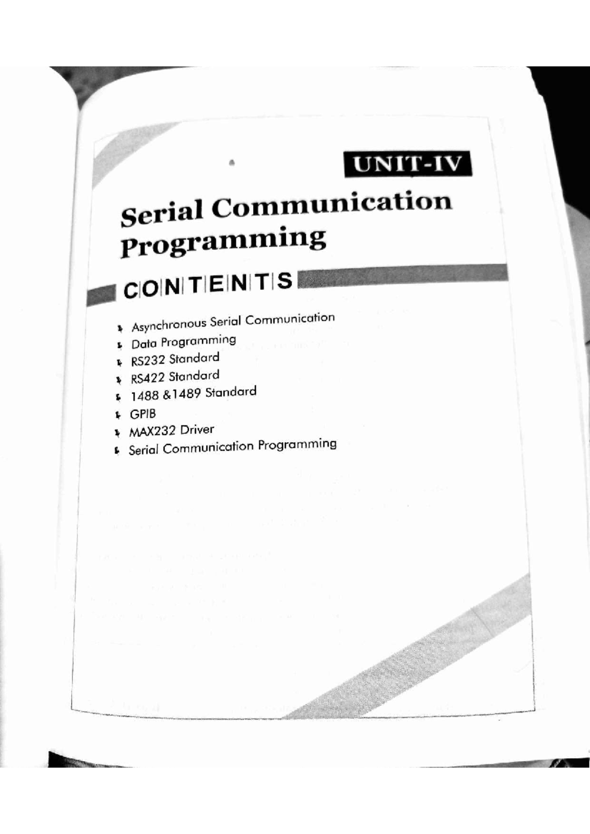 Serial Communication Programming: Microcontroller & Embedded Systems (GATE) - Studocu