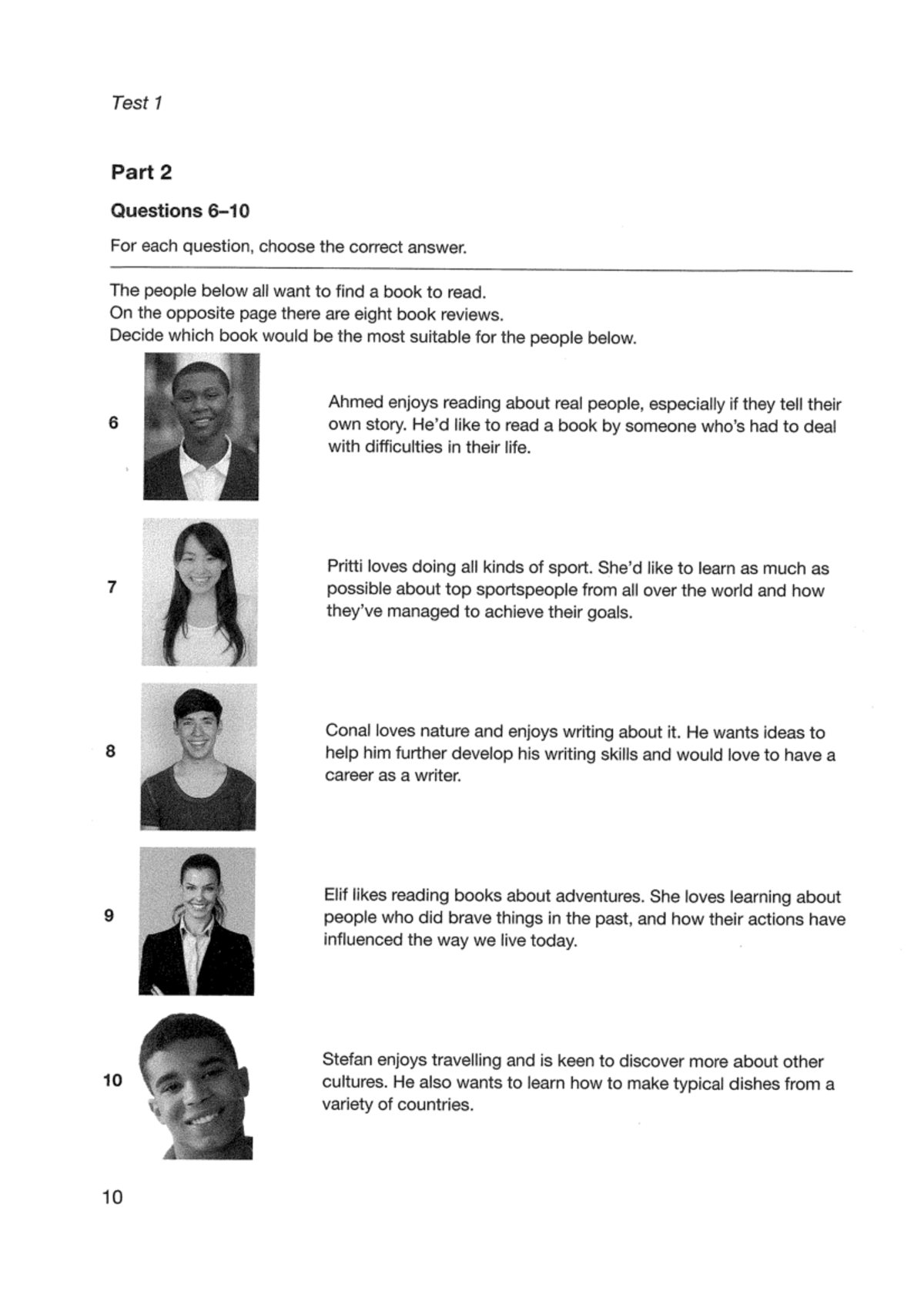 Reading Practice Questions for Test 1 - IB 112344 - Studocu