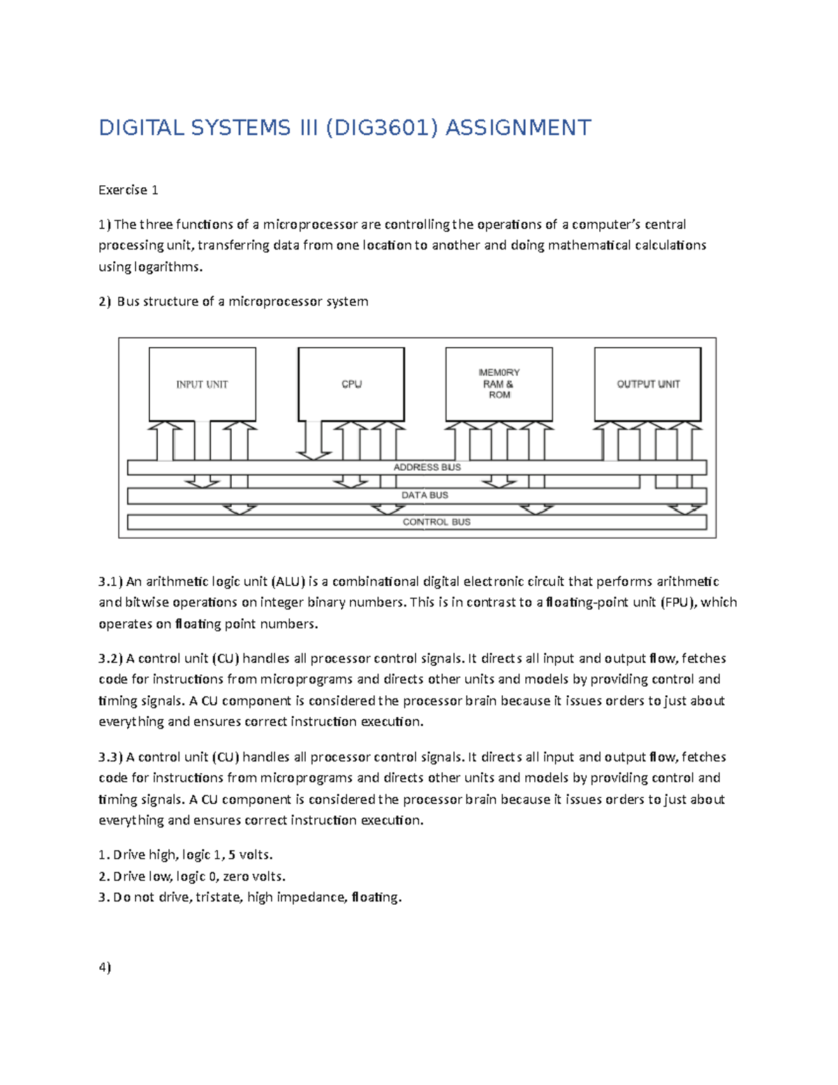 Dig3601 assignment 21 - DIGITAL SYSTEMS III (DIG3601) ASSIGNMENT ...