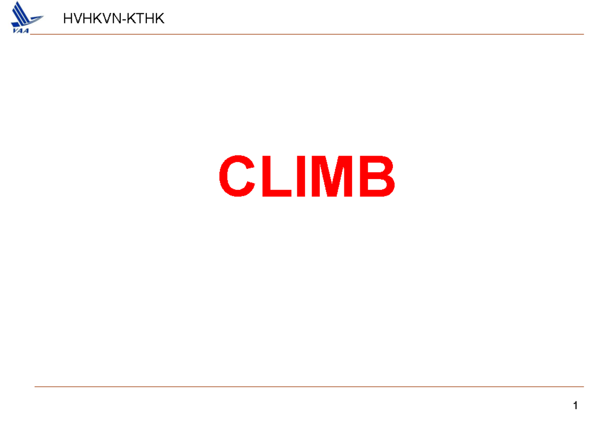 CLIMB 1: Understanding Climbing Flight Dynamics and Performance - Studocu