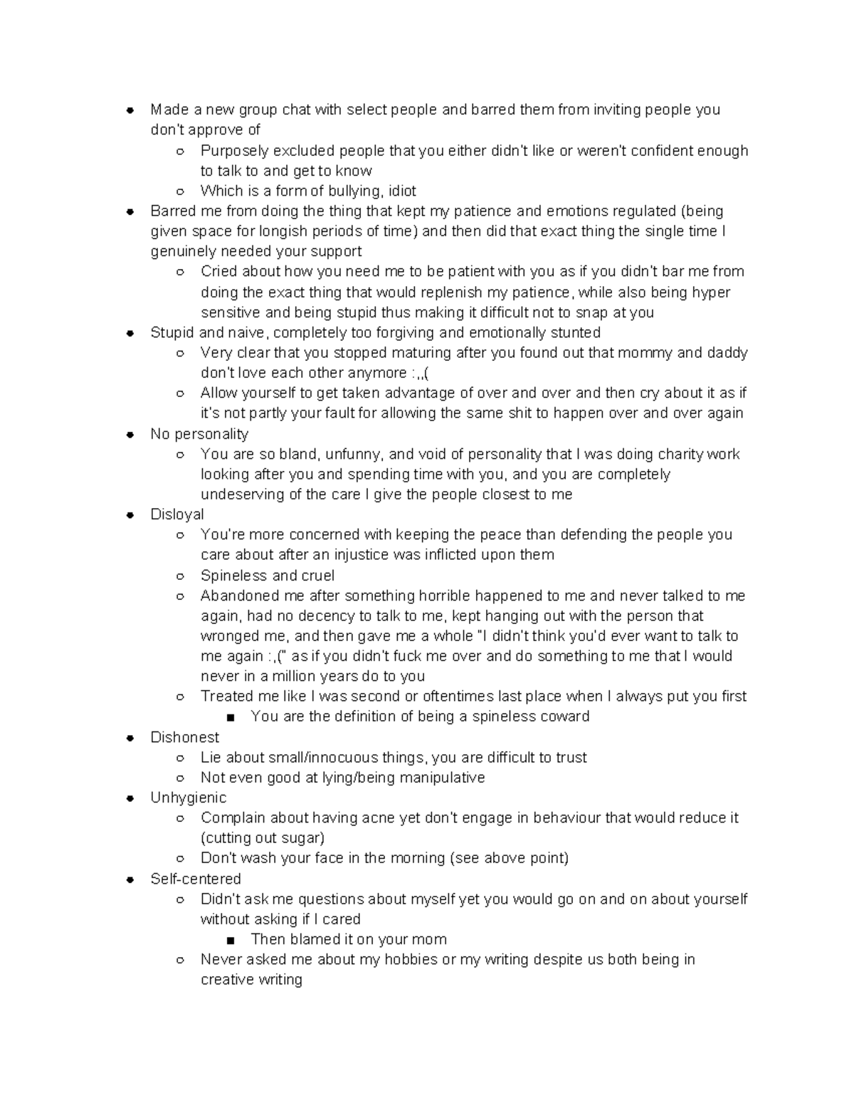 Interpersonal Conflicts and Emotional Struggles: A Reflection - Studocu