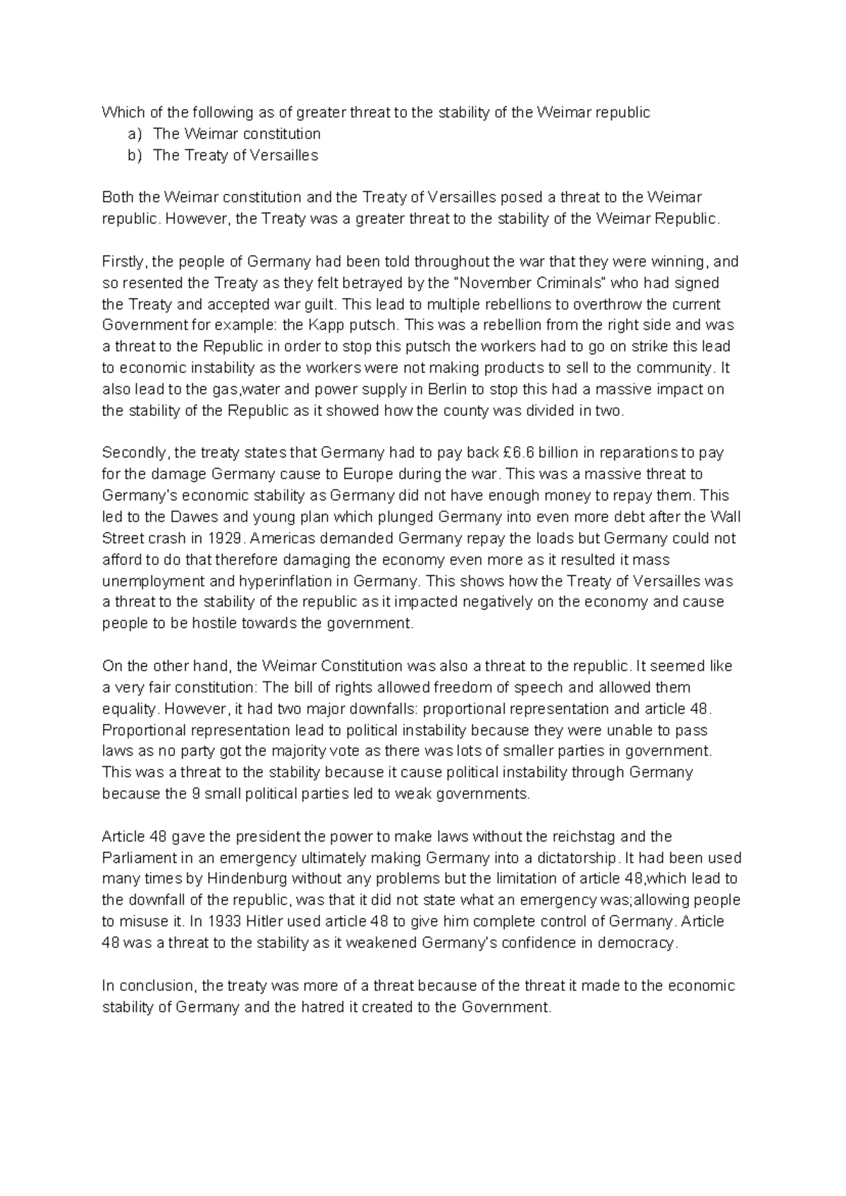 Section 2 The ‘Golden Age’ of the Weimar Republic, 1924-28 - Section 2 ...