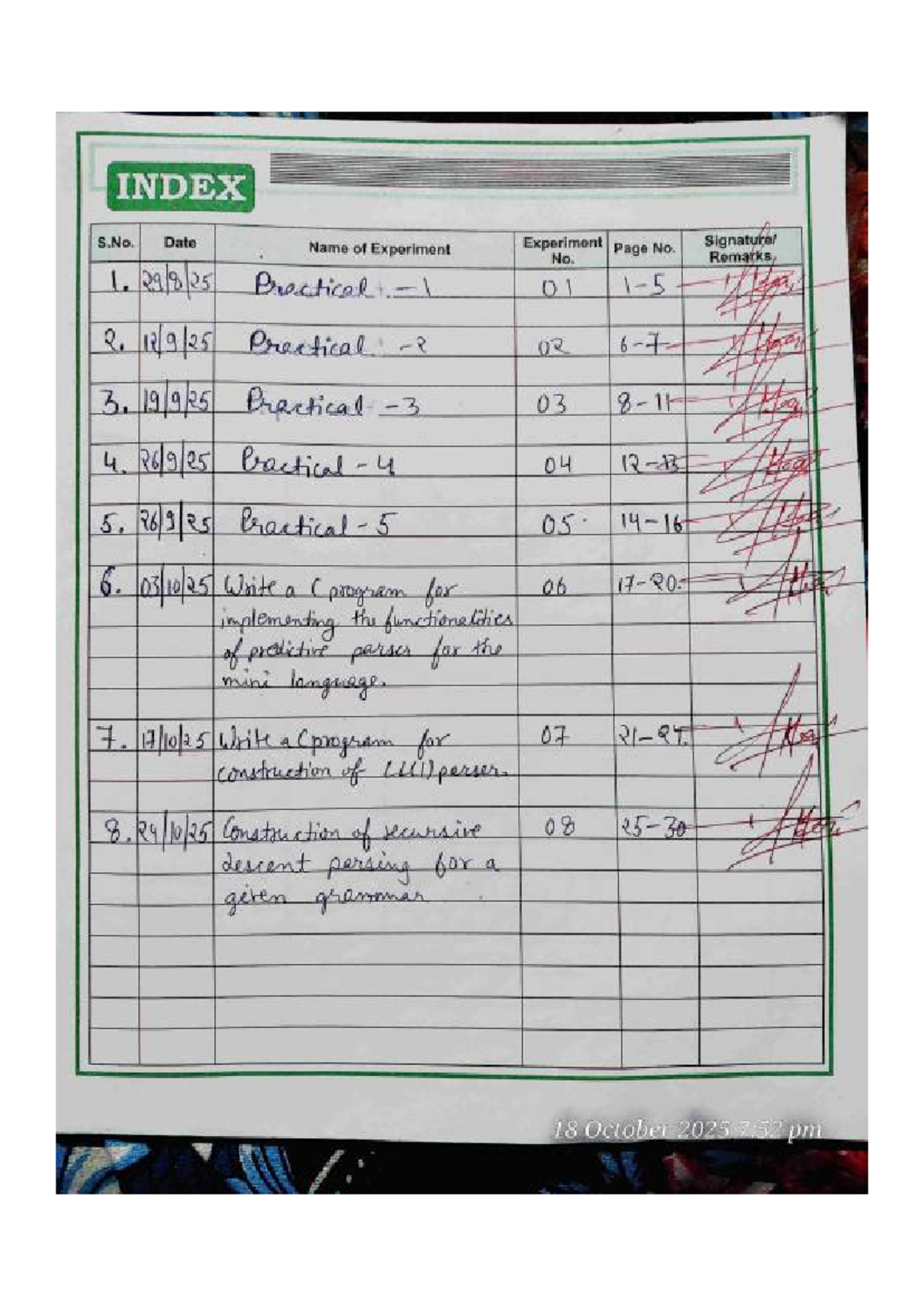 CD Lab Manual-1: Practical Exercises for Compiler Design - Studocu