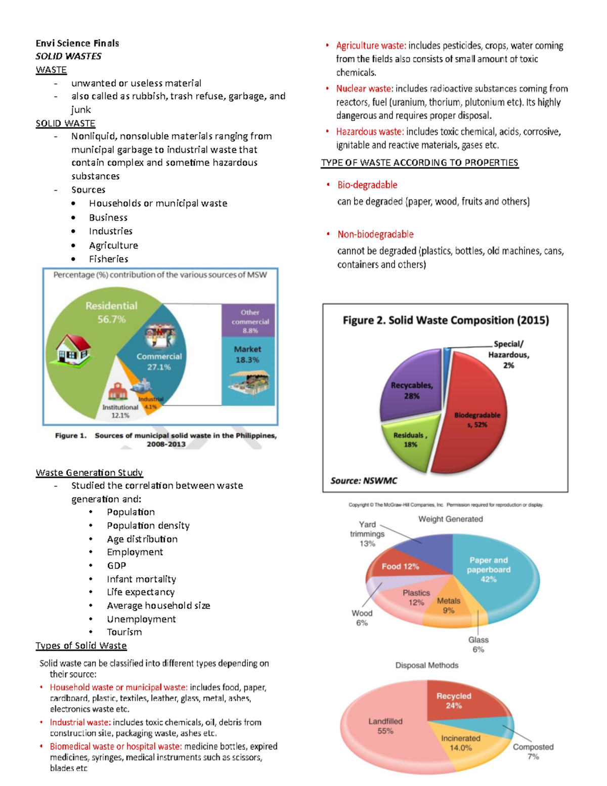 Envi Science Finals - cdscaddasca - Envi Science Finals SOLID WASTES ...