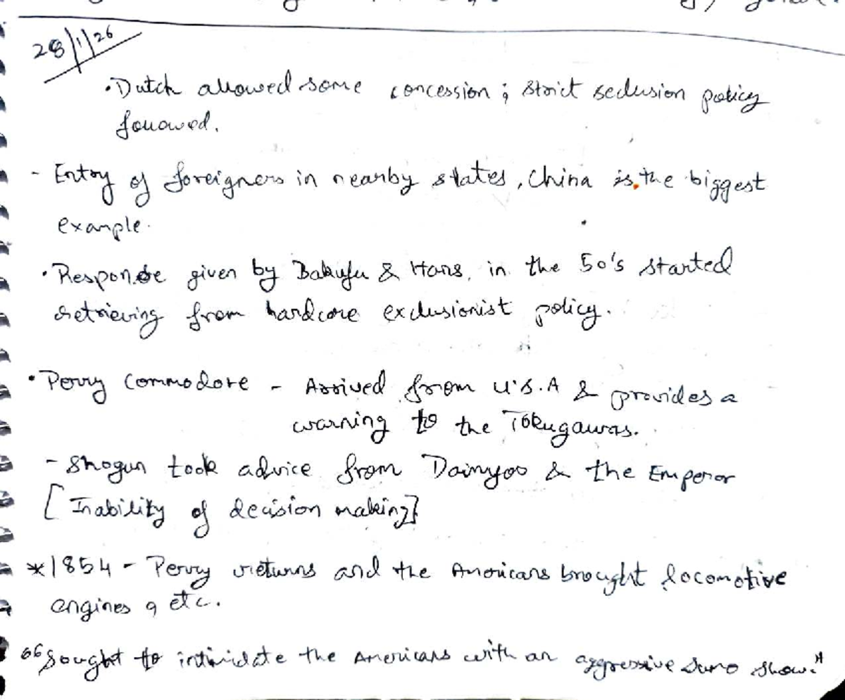 Foreign Entrance in Japan and Power Shift: A Study Document - Studocu