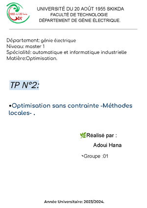 Tp système 3+4 - Tp2 - ####### UNIVERSITÉ DU 20 AOÛT 1955 SKIKDA ...