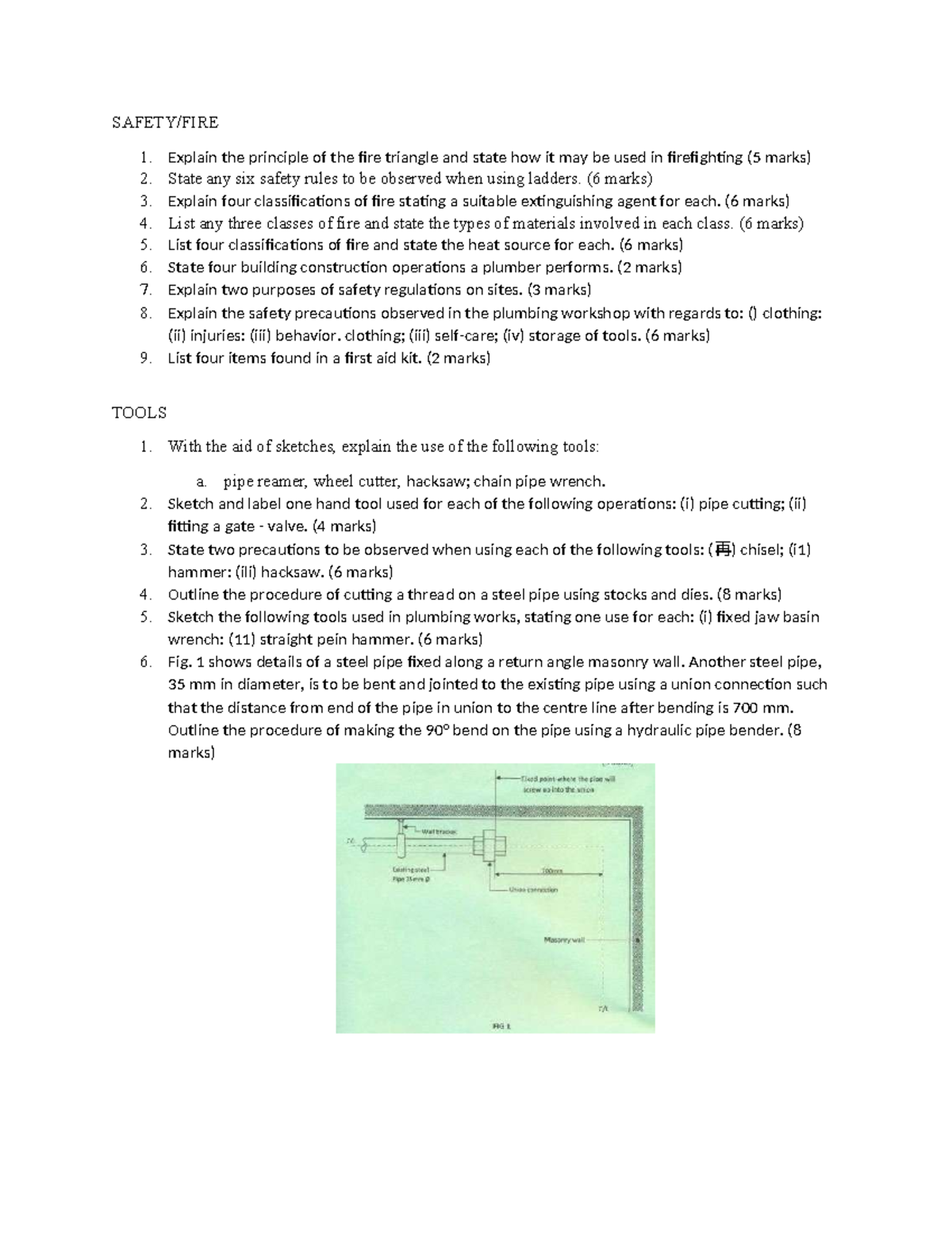 Craft Plumbing Theory - Revision Notes for Exam Preparation - Studocu