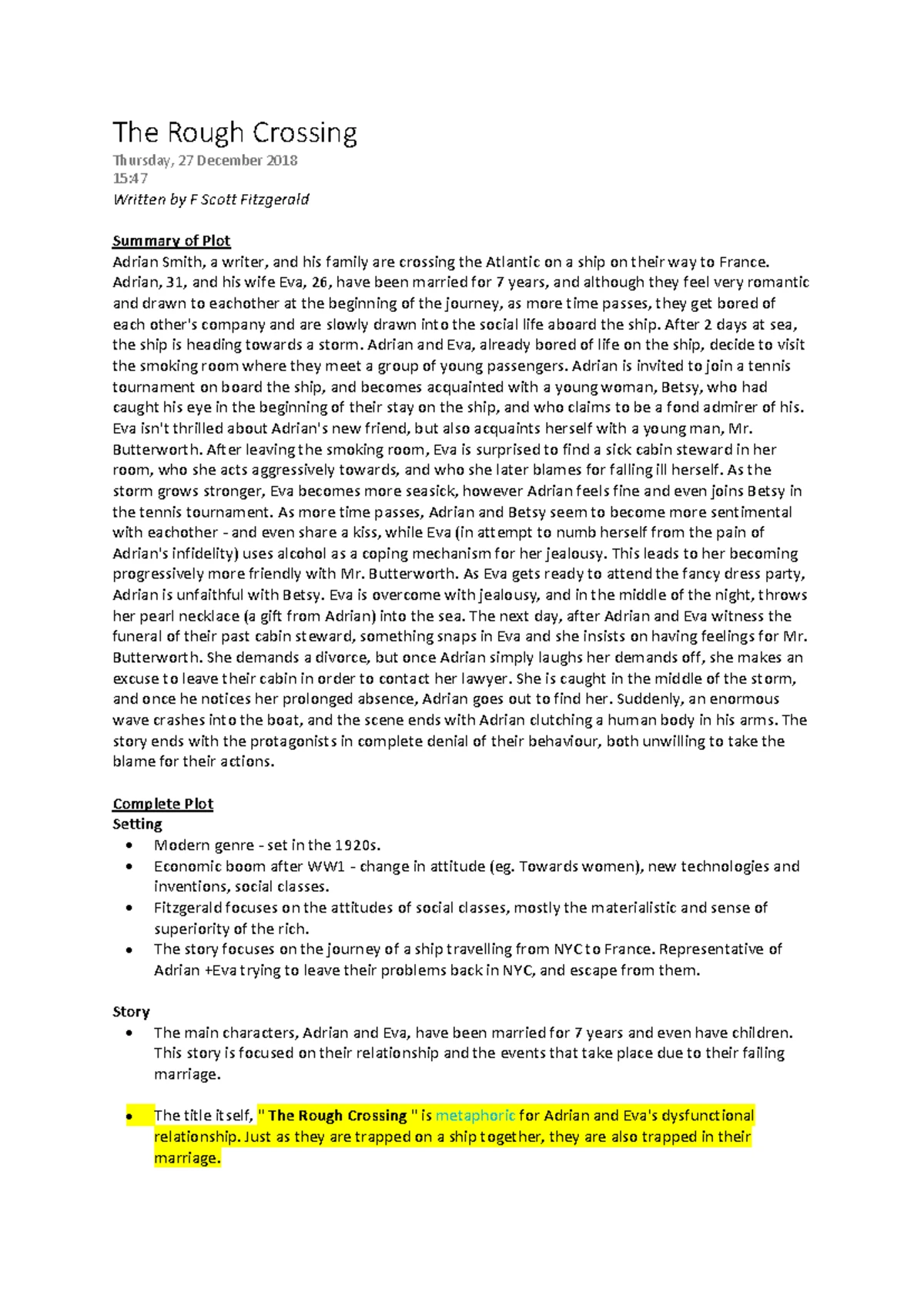 The Drover's Wife analysis summary - Published by Henry Lawson in 1892 ...