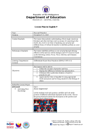 Phil-IRI for JHS Form 4 - This lecture explores the concept of ...
