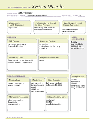 Deep vein thrombosis - nursing - ACTIVE LEARNING TEMPLATES System ...