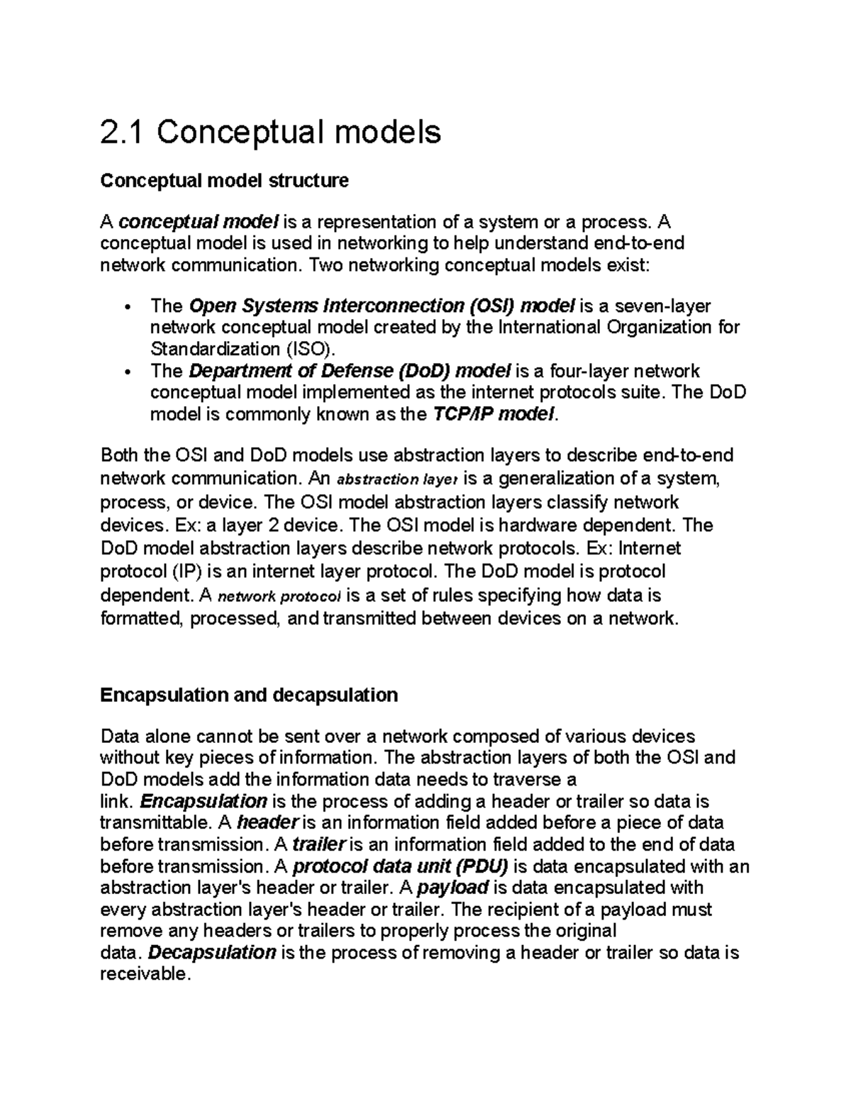 Understanding the OSI Model Layers and Networking Devices - 2 ...
