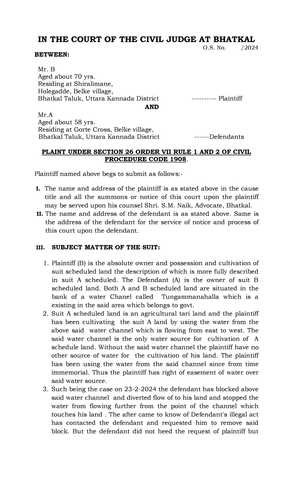 Drafting, Pleading & Conveyance: Motor Vehicle Claim Model & Guidelines ...