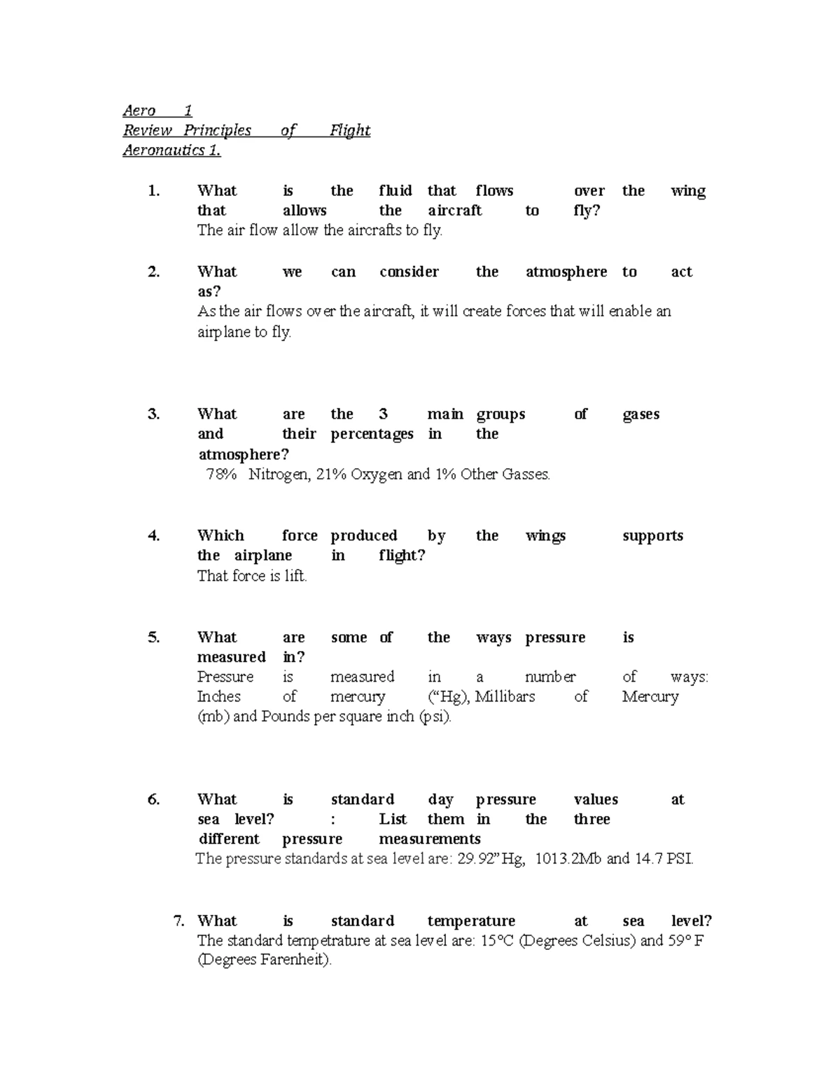 PHAK Notes: Intro to Flying & Aeronautical Decision-Making - Studocu
