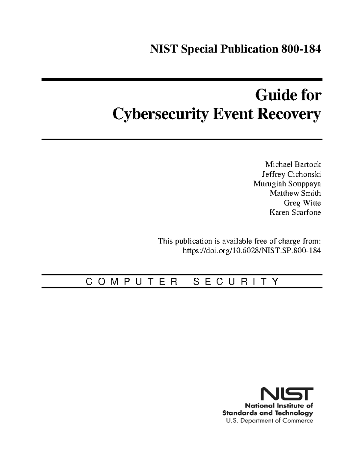 Nist - nist summary - NIST Special Publication 800- Guide for ...