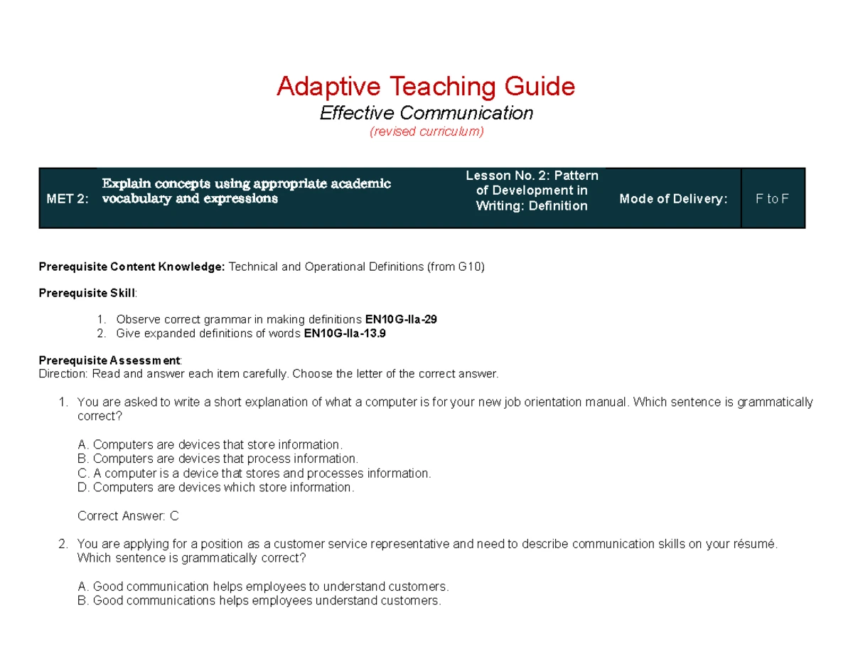 ADM Creative Nonfiction Grade 12 - Creative Nonfiction Quarter 1 ...