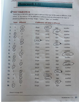ASL1 - 2.1 Homework - Vocabulary Review e MINIDIALOGUES Watch the two ...