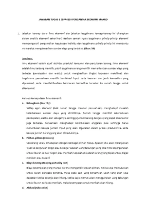 738679158 Tugas 2 Analisis Permintaan dan Kebijakan Ekonomi Makro - Studocu