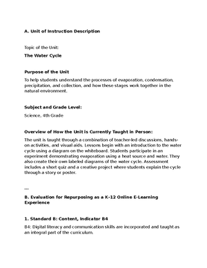 D296- Task 2 - Passed first attempt - D296 Task 2 D296: Task 2- Plans ...
