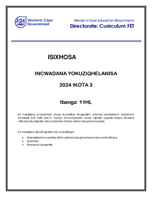 [Solved] Ulwaphulo mthetho lugqugqisile e Mzantsi Afrika kodwa asekhona ...