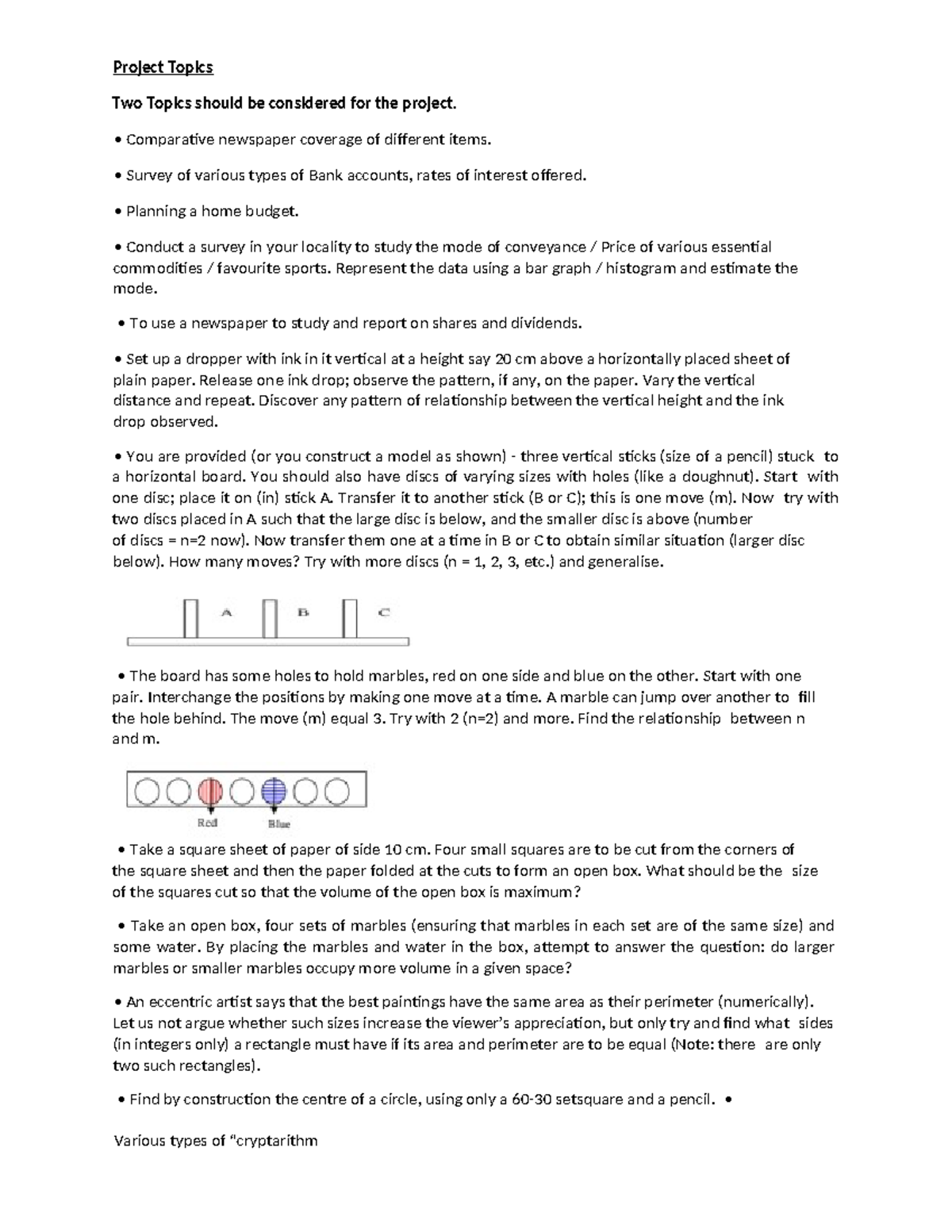 ICSE Grade X Maths Project: Creative Exploration of Concepts - Studocu