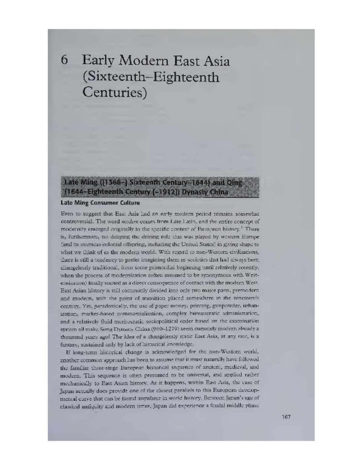 Early Modern East Asia: Late Ming & Qing Dynasty Insights - Studocu