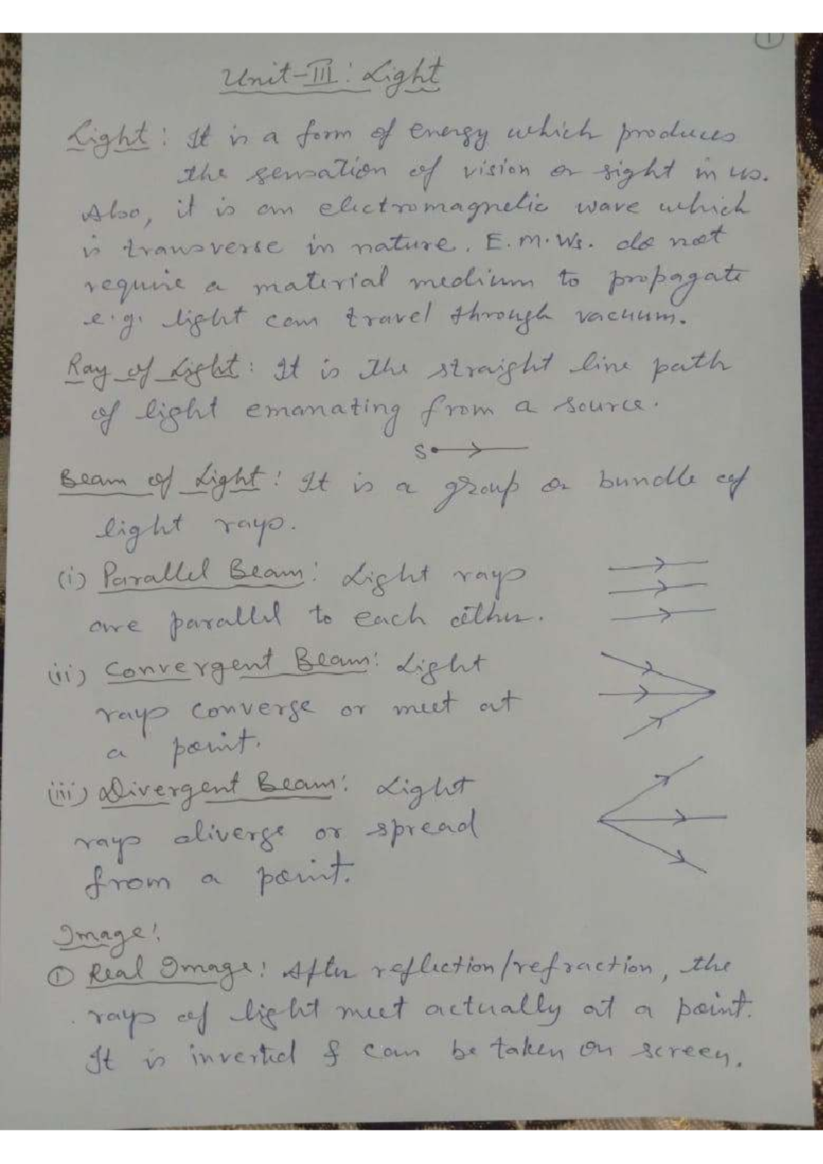 Light Reflection and Refraction Concepts - Class 10 Science Notes - Studocu