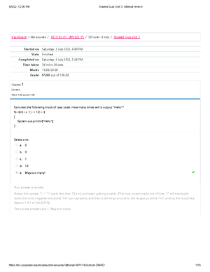 [Solved] What are methods in objectoriented programming Question 15Answer - Java Programming (CS ...