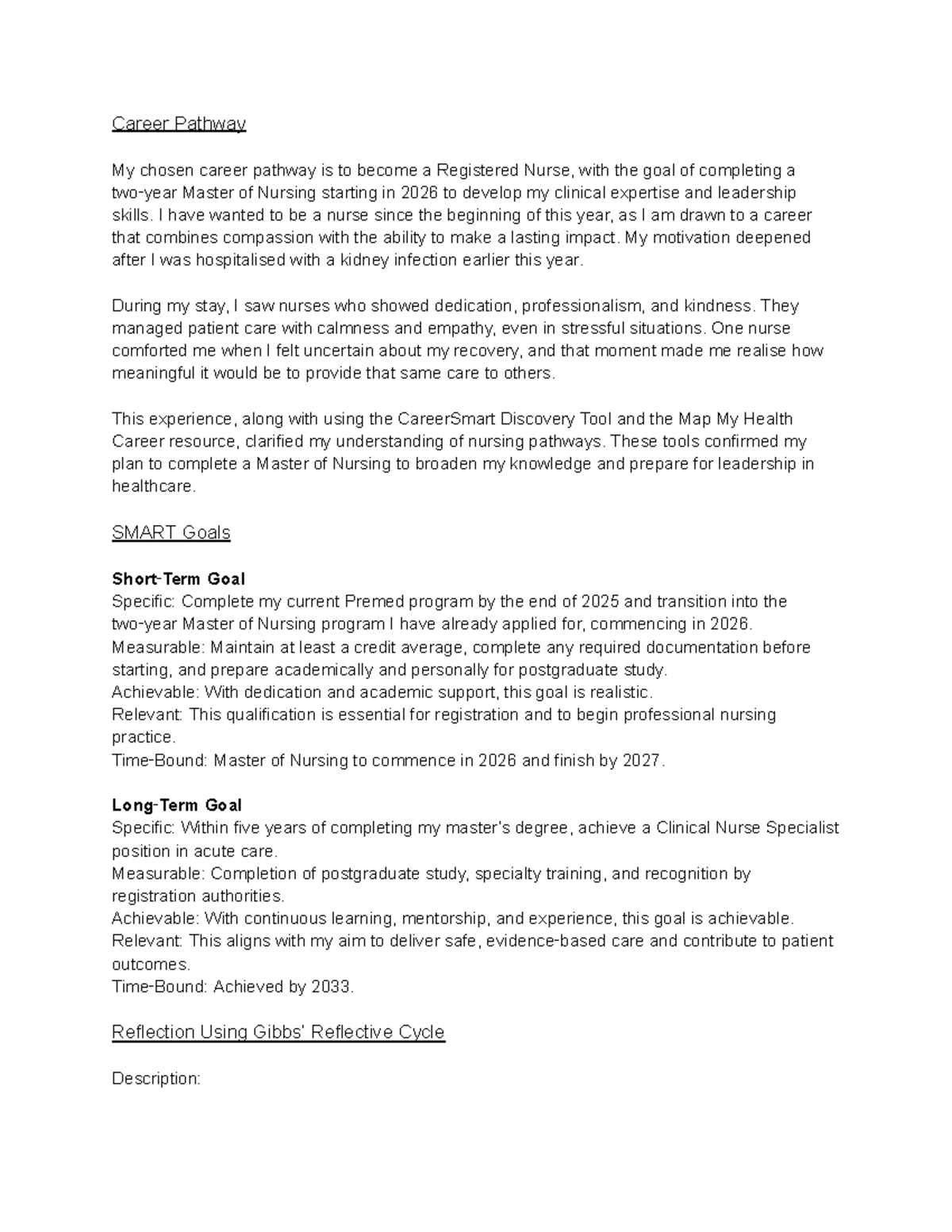 MEDI382 Career Pathway: Journey to Becoming a Registered Nurse - Studocu