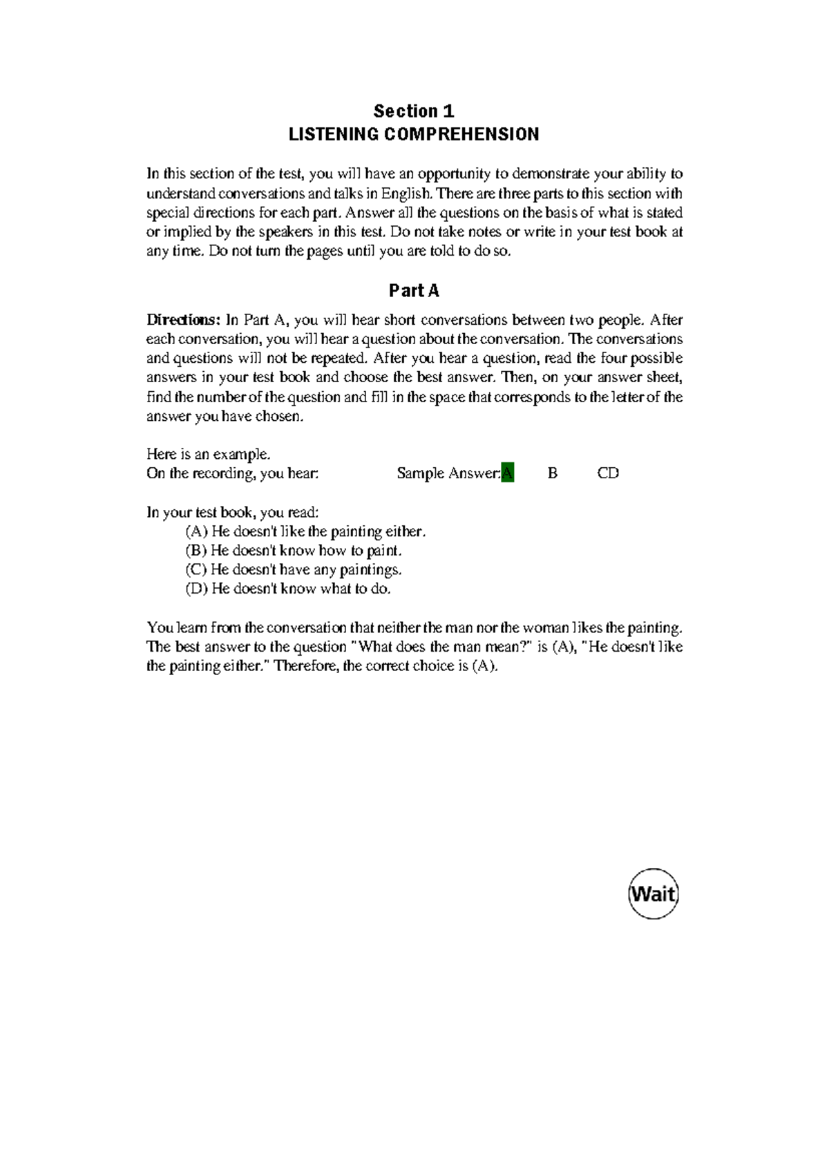 Pretest 2023: Listening, Structure, and Reading Comprehension Sections ...