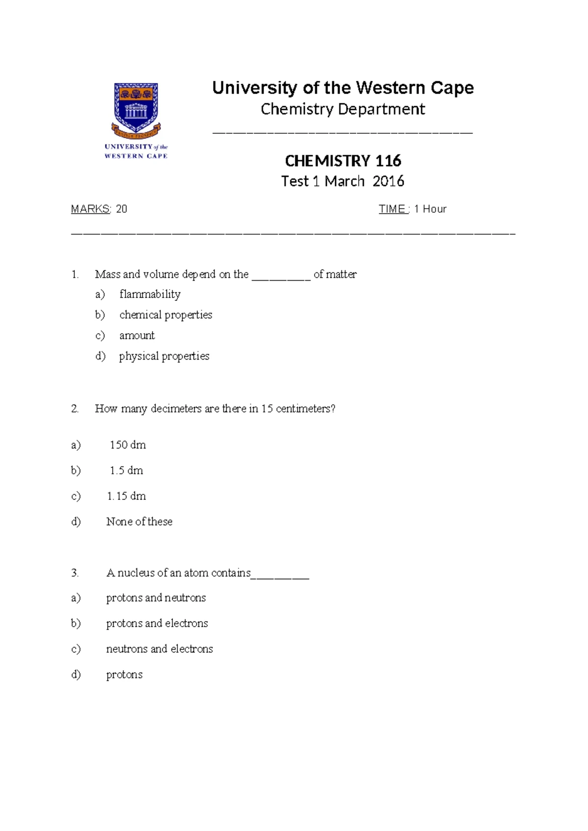 Grade 12 Life Sciences Term 2 Practical Task 2021 Marking Memo - Studocu