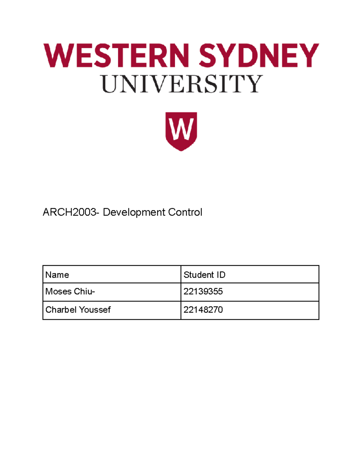 Development Control - Assessment 1: Boarding House Case Study - Studocu