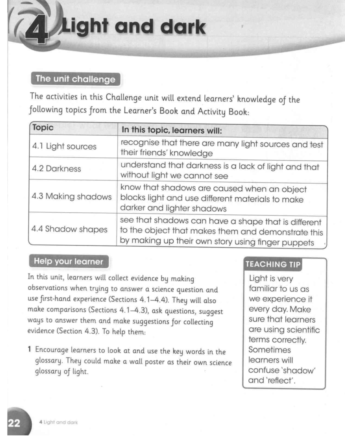 Cambridge Primary Science Challenge 2: Light, Shadows, and Electricity ...