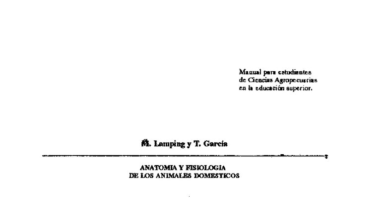 Anatomía animal - Manual pars estudmntes de Cicncias Agropecusrias en ...