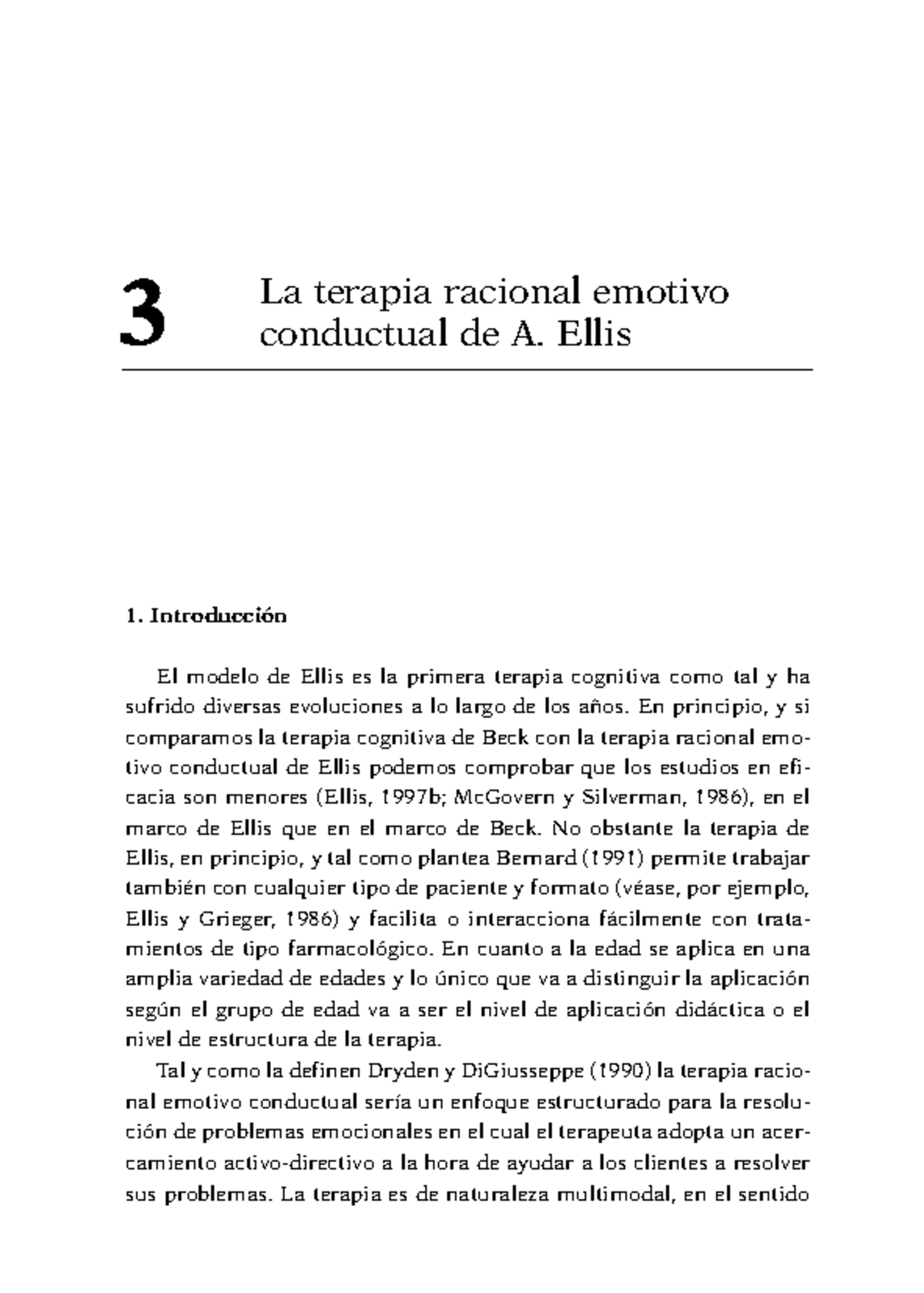 Terapia Racional Emotiva Conductual: Principios y Aplicaciones - Studocu