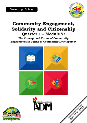 CESC12 Q1 M4 typologies of communities - Republic of the Philippines Department of Education ...