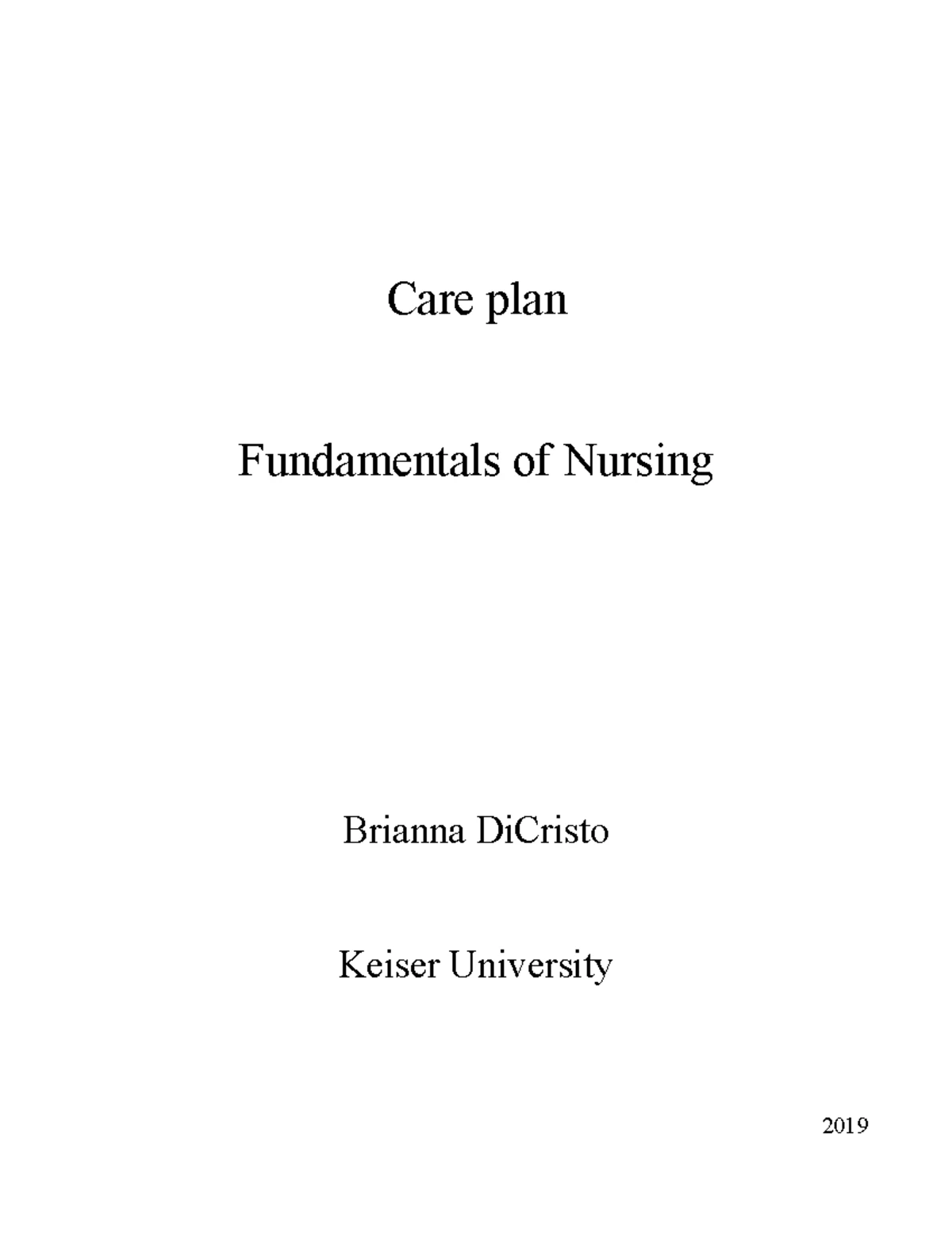 NURS 302 Final Exam Care Plan: NANDA Nursing Diagnoses & Interventions - Studocu