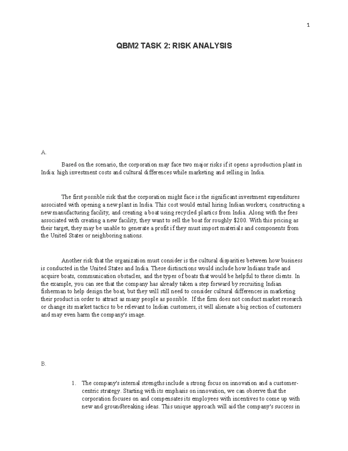 QBM3 Task 2: Comprehensive Risk Analysis in Indian Fishing Market - Studocu