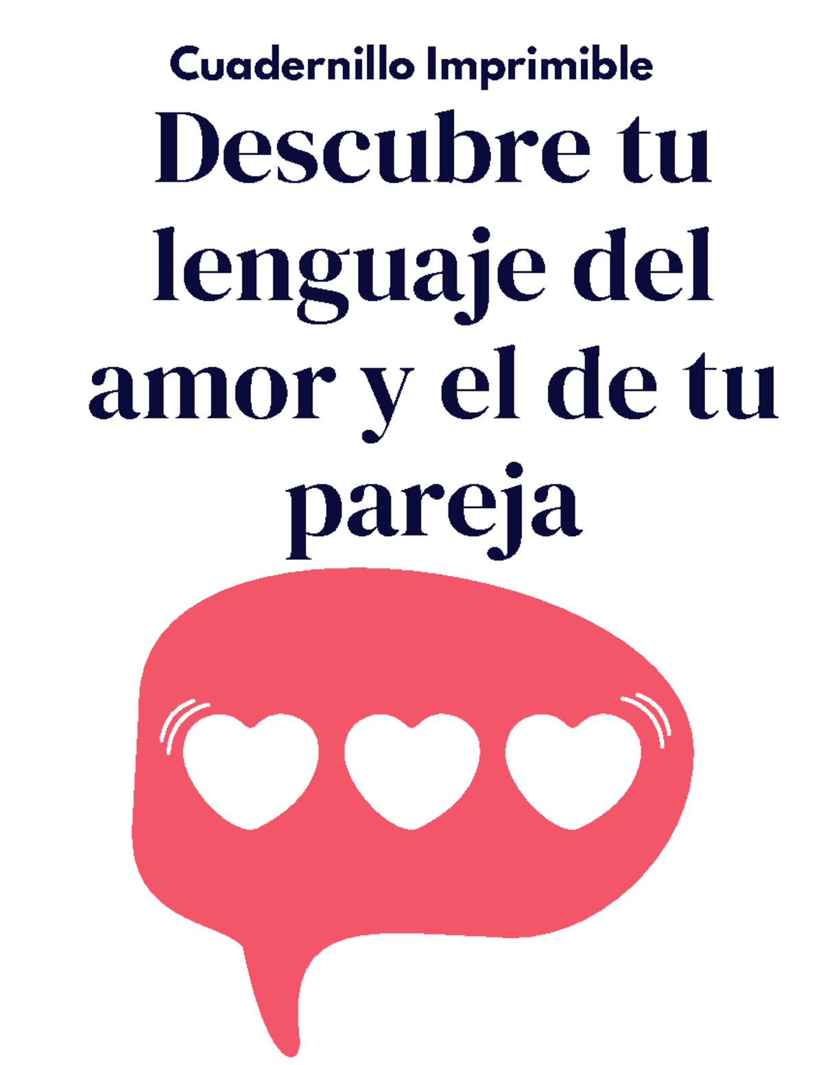 Cuadernillo: Descubre tu Lenguaje del Amor y el de tu Pareja - Studocu