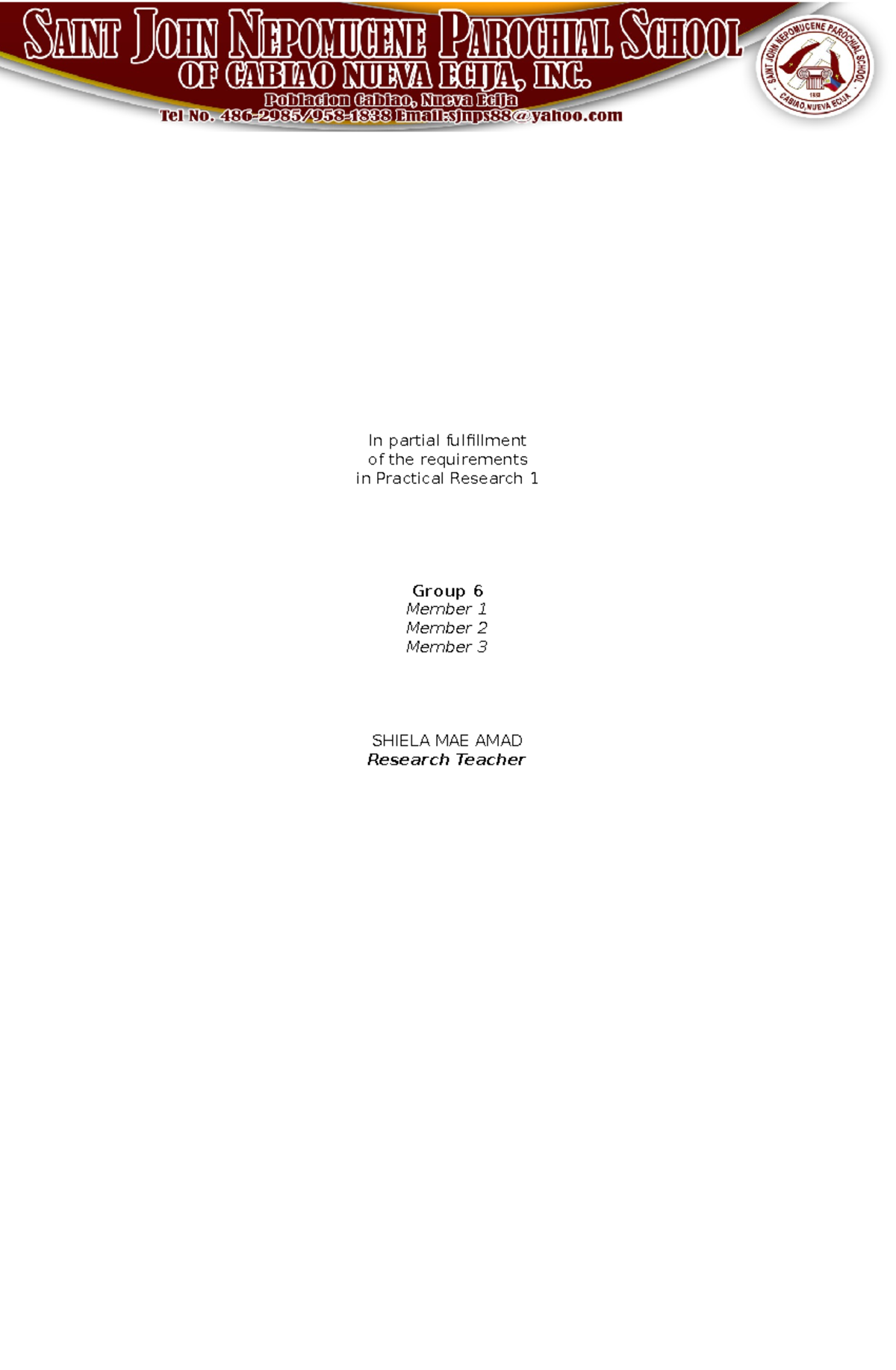 Worksheet-2-Example - pr1 - In partial fulfillment of the requirements ...