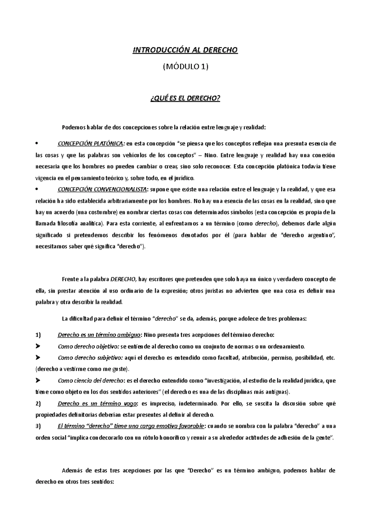 Trabajo Práctico 2 [TP2]: Introducción al Derecho - Ejercicios y Respuestas - Studocu