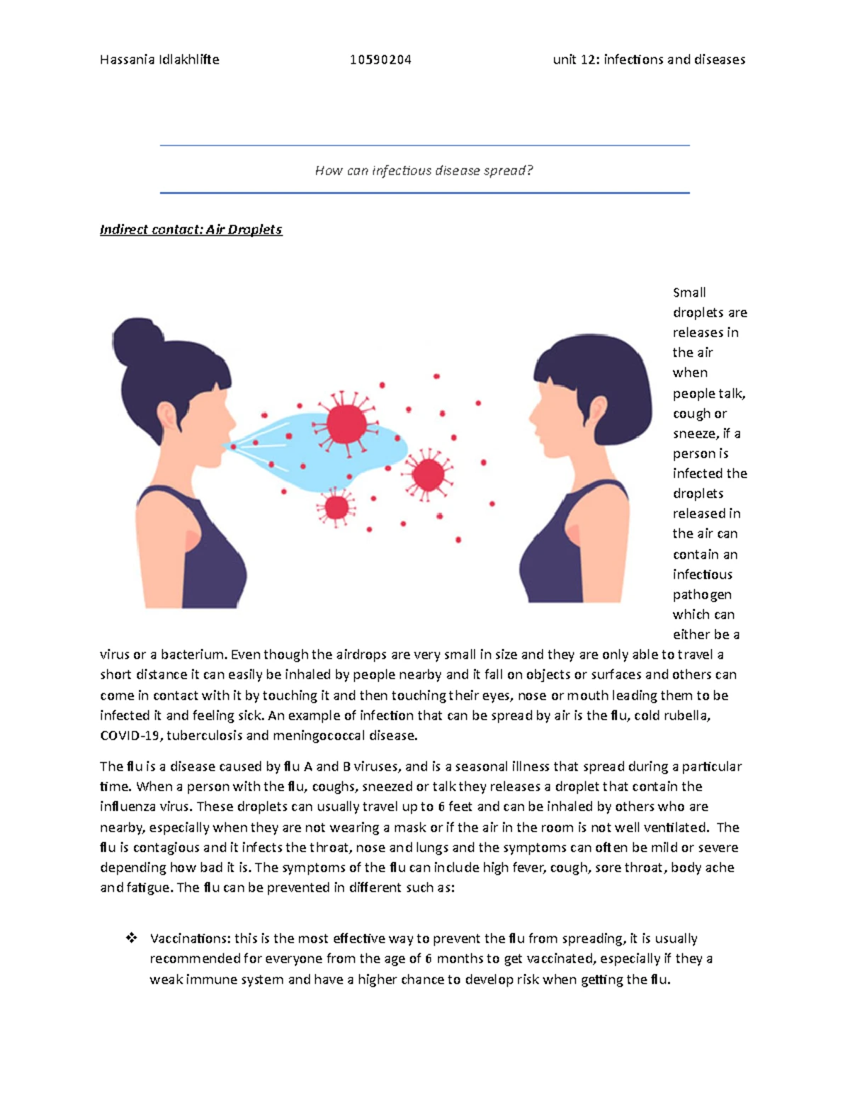 Applied Science unit 12 part b finished - Copy - How can infectious ...