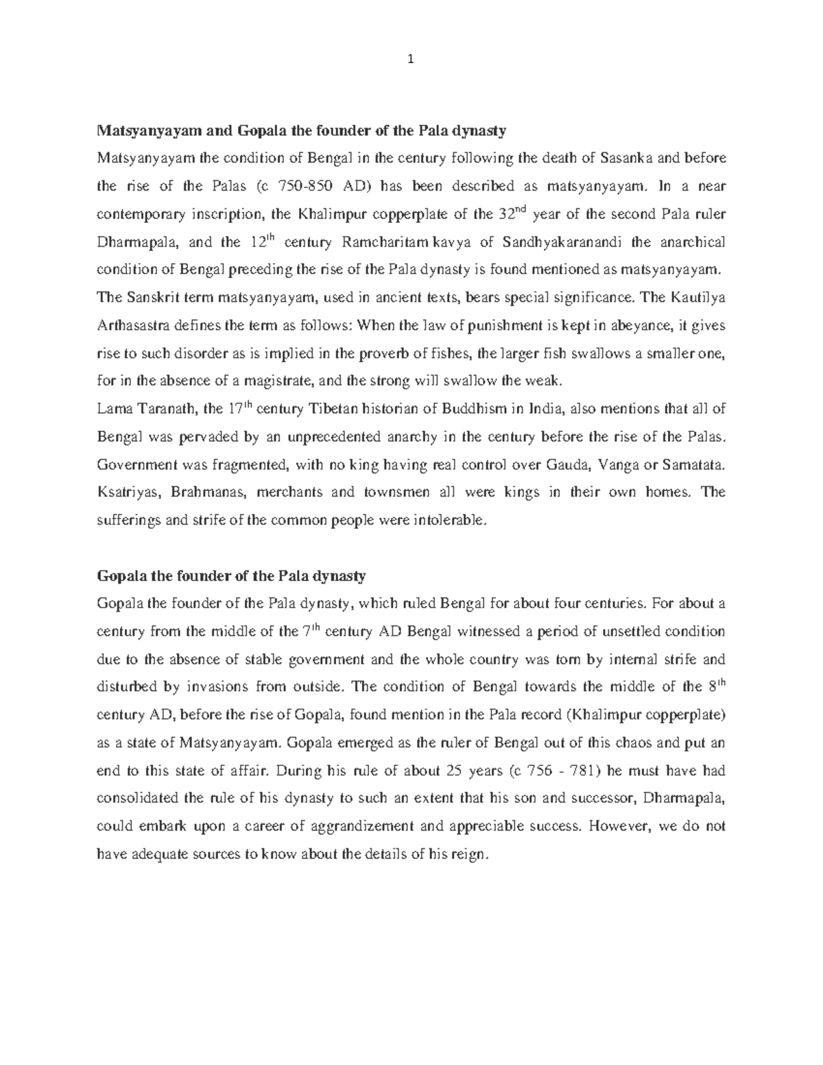 Gopala the Pala King: Exploring the Rise and Legacy in Bengal History ...