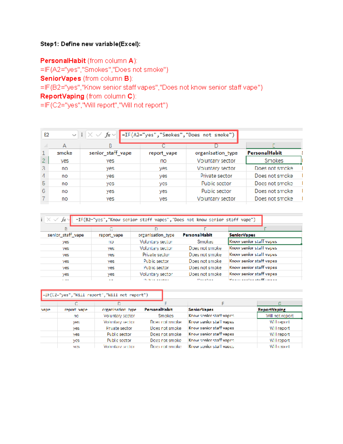 Tutorial 2: Excel & Radiant Steps for Personal Habit Analysis - Studocu