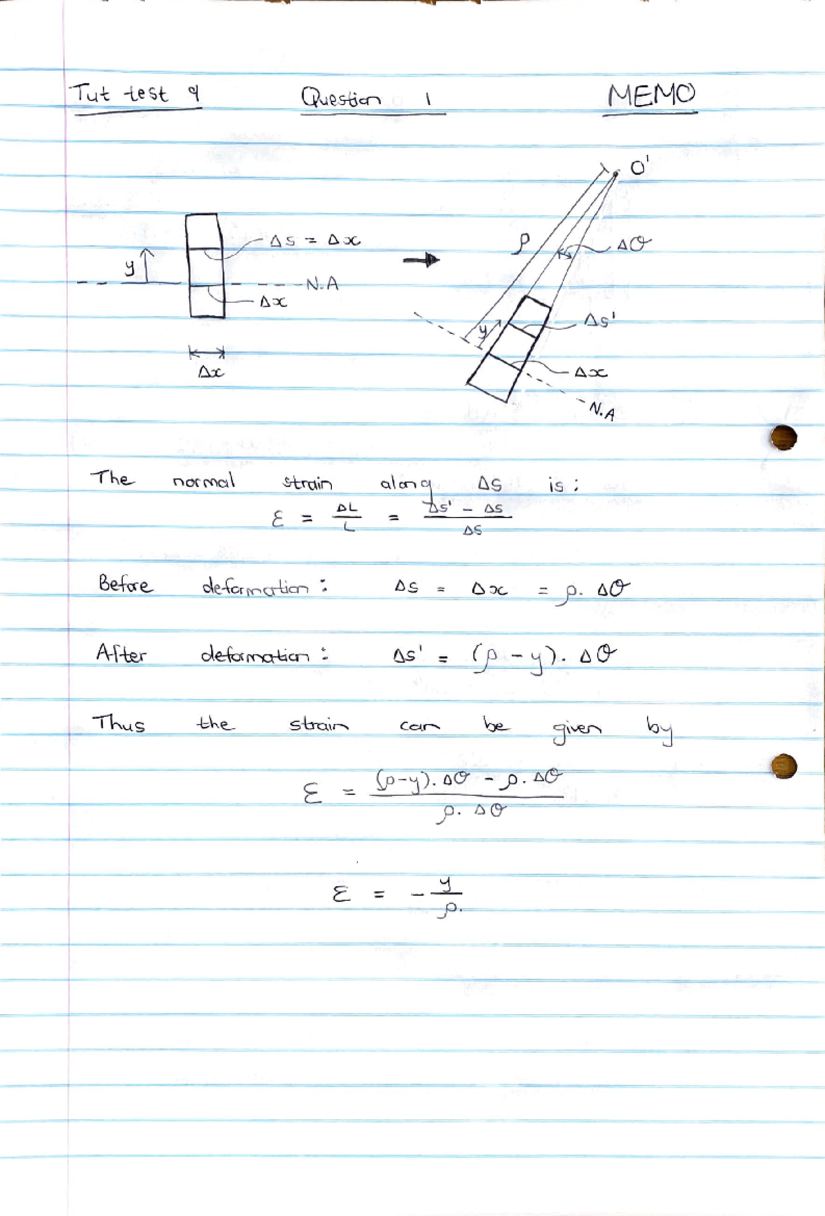 Tut Test 09 2024 Memo - tut - 19712 - NSNC) = t is : \oj E._ - ~ -J). M ...
