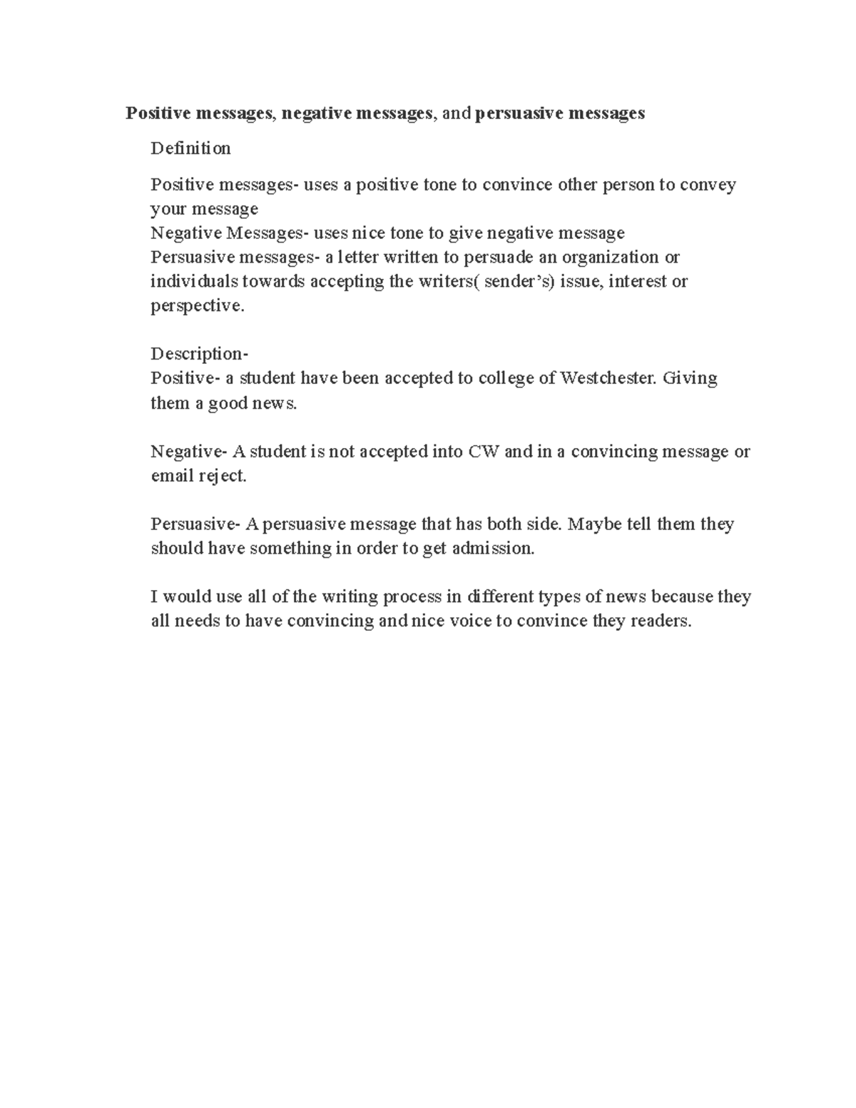 Positive, Negative, and Persuasive Messages: A Comprehensive Guide ...