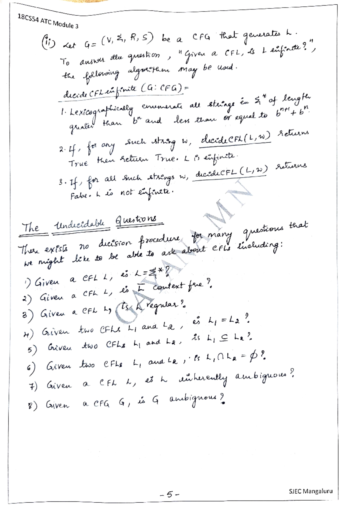 DPD-ATC- Module 4 Problems - 18CS54 ATC Module 3 (ii) (V, R, 5) be a ...
